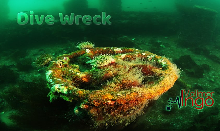 Dive wreck with Ingo Vollmer in Cape Breton - Canada.